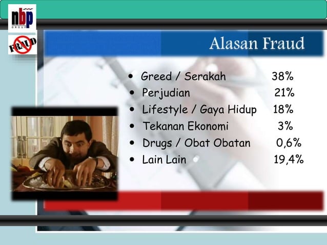 Membangun budaya anti fraud (in house training) | PPT