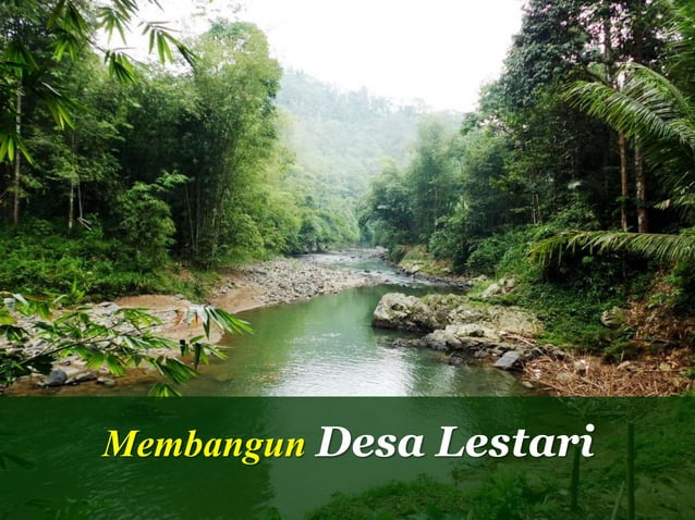 Membangun desa lestari david ardhian | PPTX