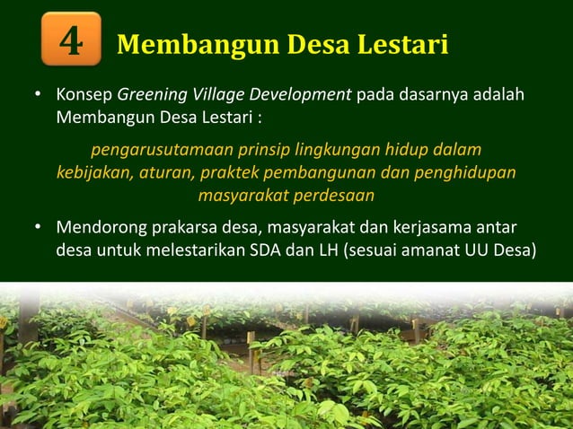 Membangun desa lestari david ardhian | PPTX
