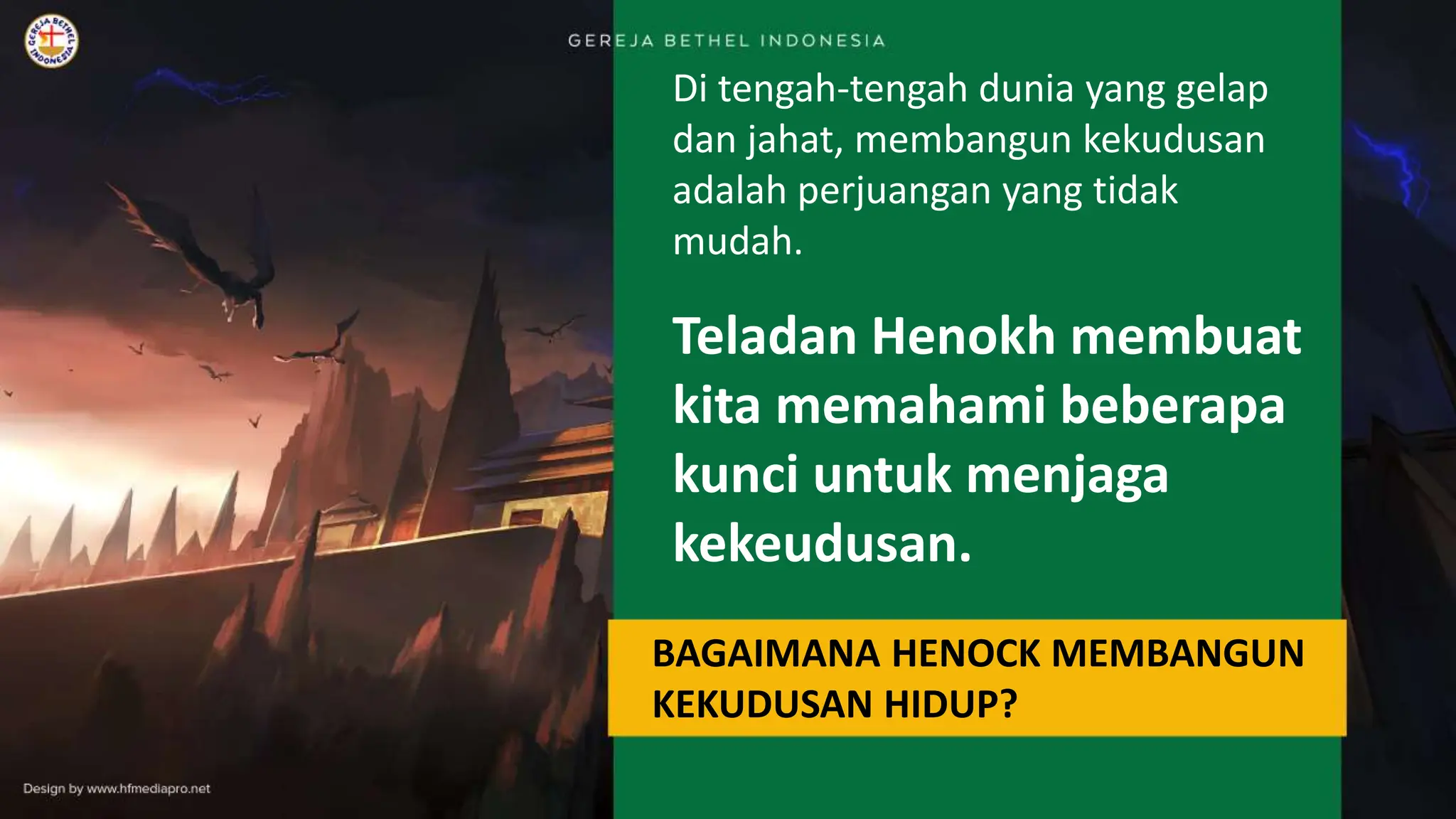 MEMBANGUN KEKUDUSAN HIDUP GBI pelita .pptx