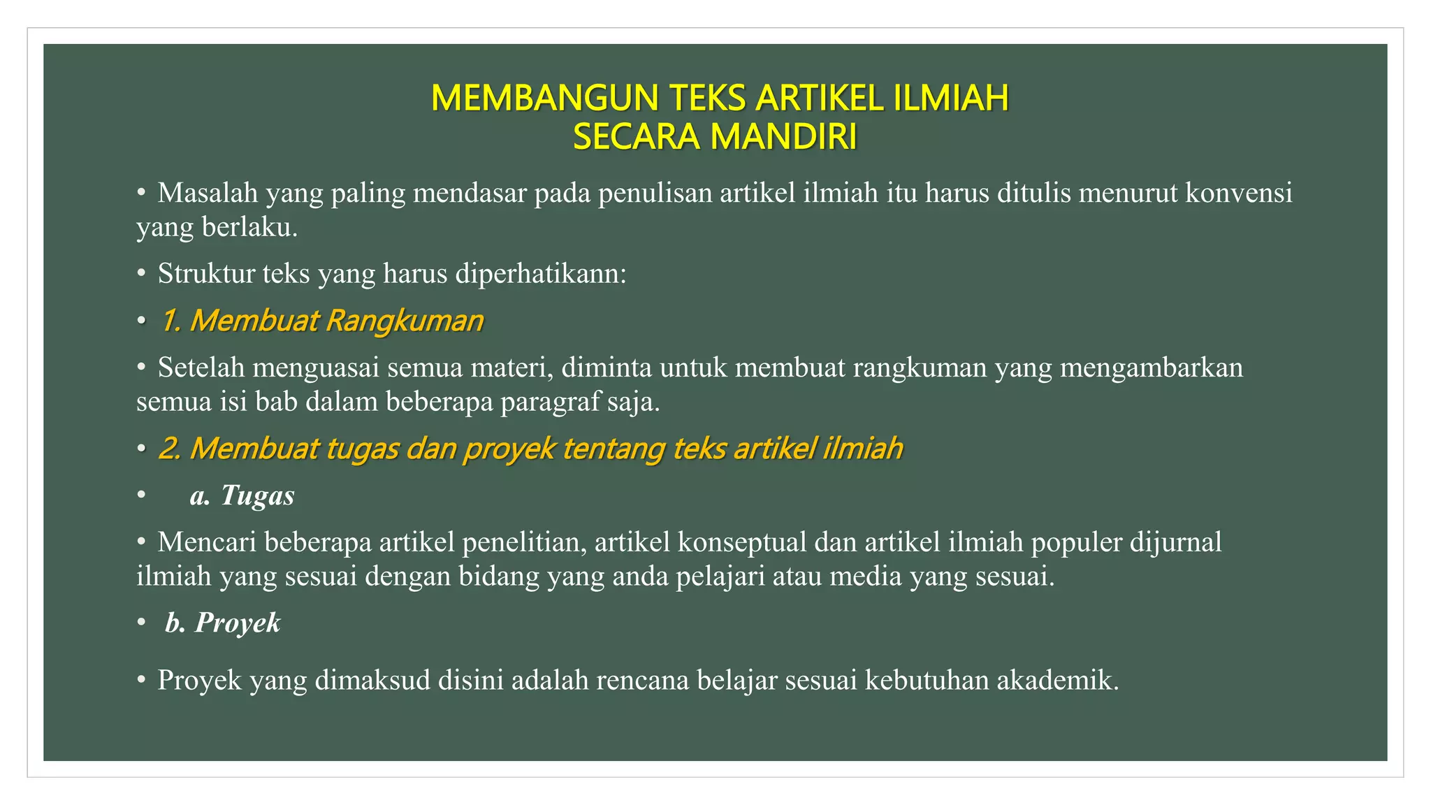 MEMBANGUN KONTEKS TEKS ARTIKEL ILMIAH.pptx