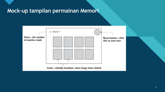 Membangun permainan Memori menggunakan fungsionalitas 2D Unity.pptx