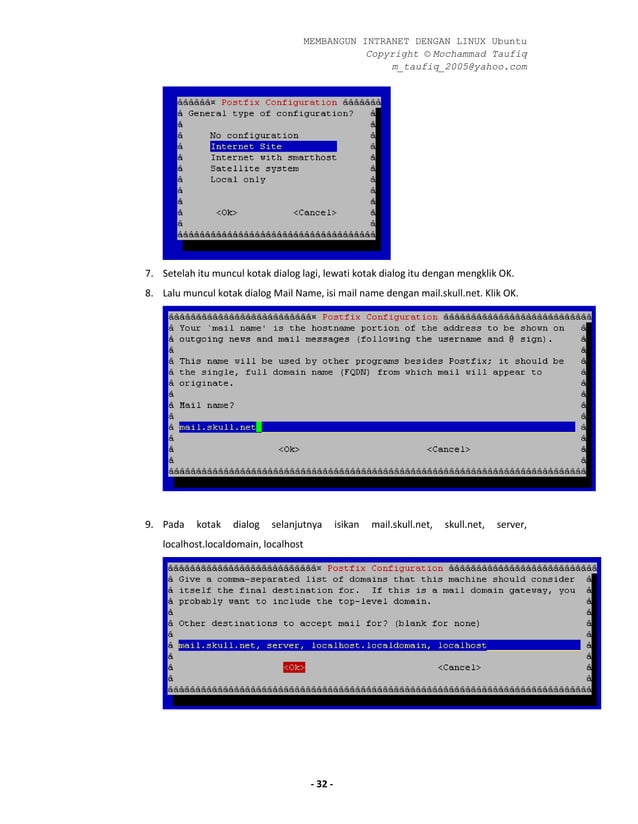 Membangun server intranet dengan linux | PDF | Computer Networking ...