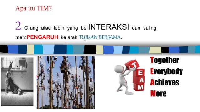 Membangun tim efektif | PPSX