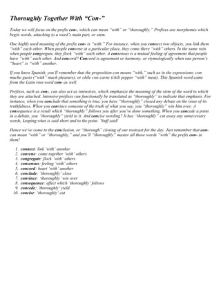Membean word roots | PDF