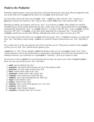 Membean word roots | PDF