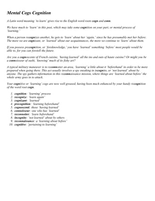 Membean word roots | PDF