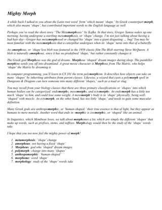 Membean word roots | PDF