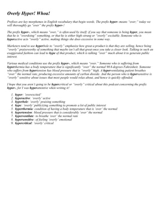 Membean word roots | PDF