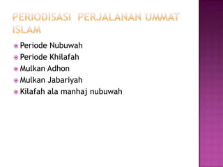Membentuk jamaah muslimin | PPTX