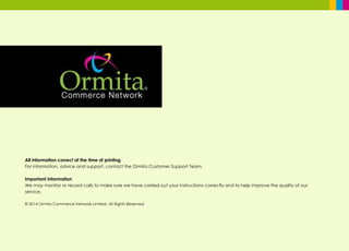 Ormita Commerce Network Member Information Pack | PPT
