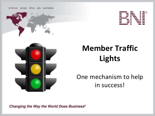 Bni Member And Chapter Traffic Lights