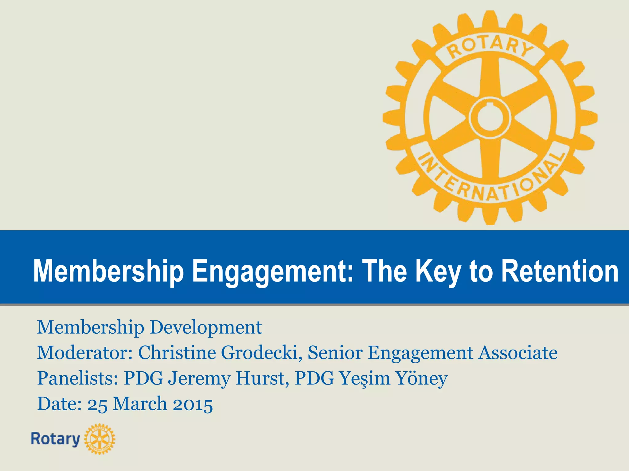 Membership Engagement: The Key to Retention | PPT