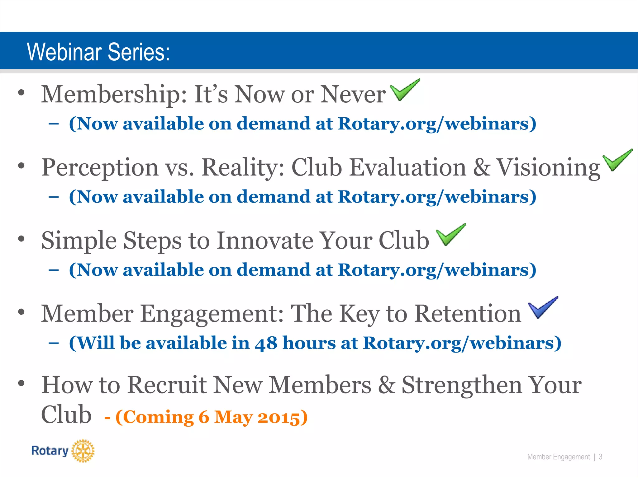 Membership Engagement: The Key to Retention | PPT