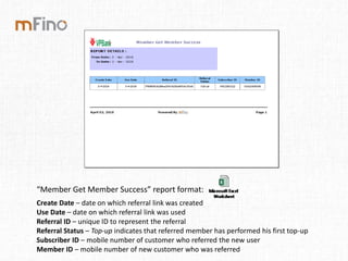 Member get member user guide | PPT
