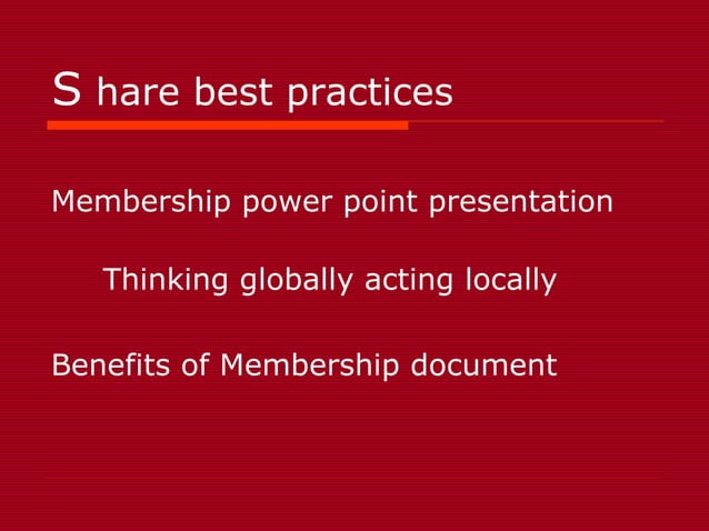 BPW International Memberhip strategy | PPT