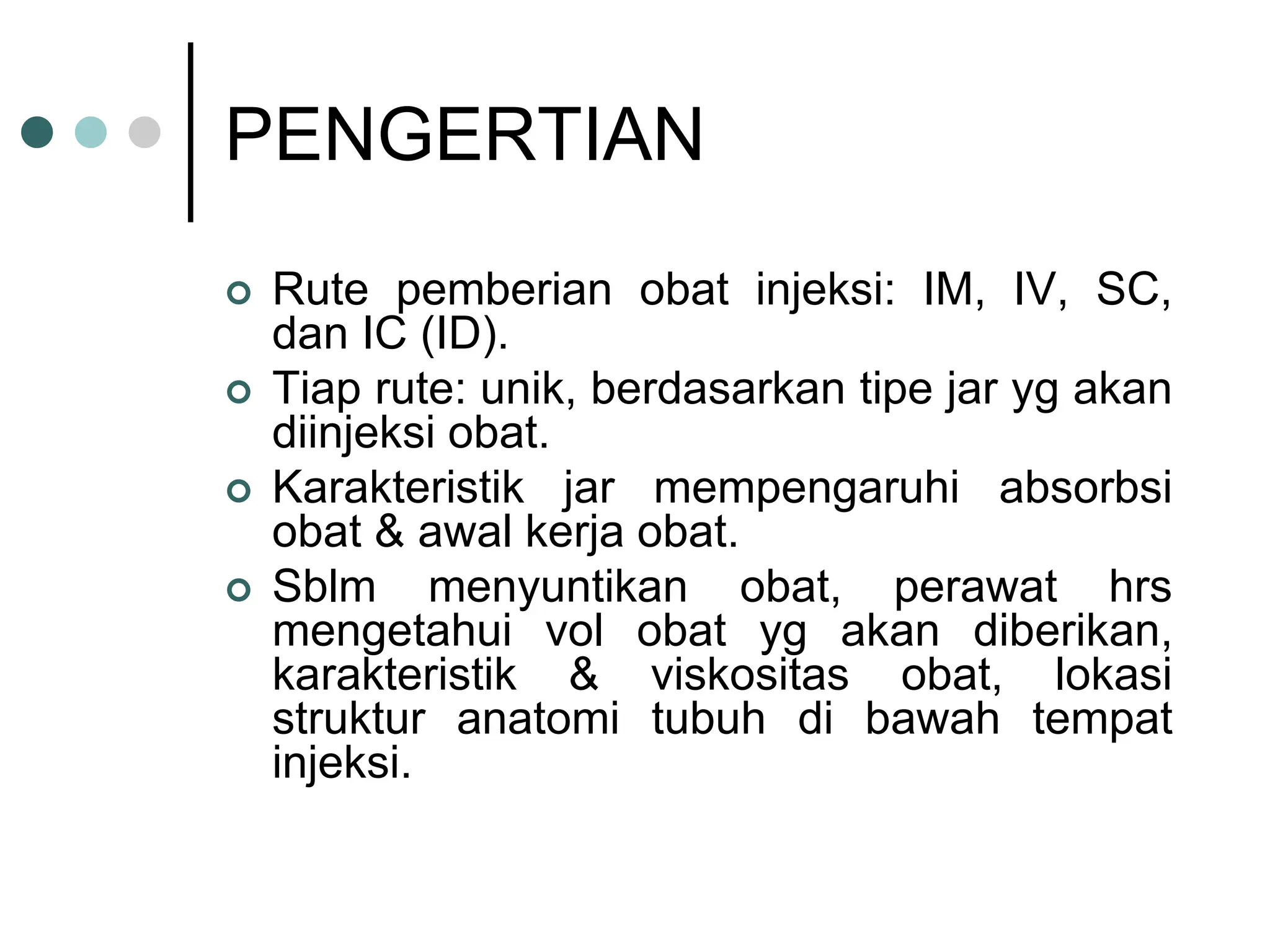 MEMBERIKAN OBAT INJEKSI (KEPERAWATAN DASAR).ppt