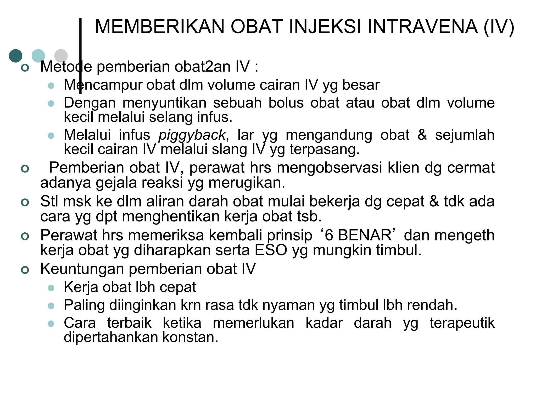 MEMBERIKAN OBAT INJEKSI (KEPERAWATAN DASAR).ppt
