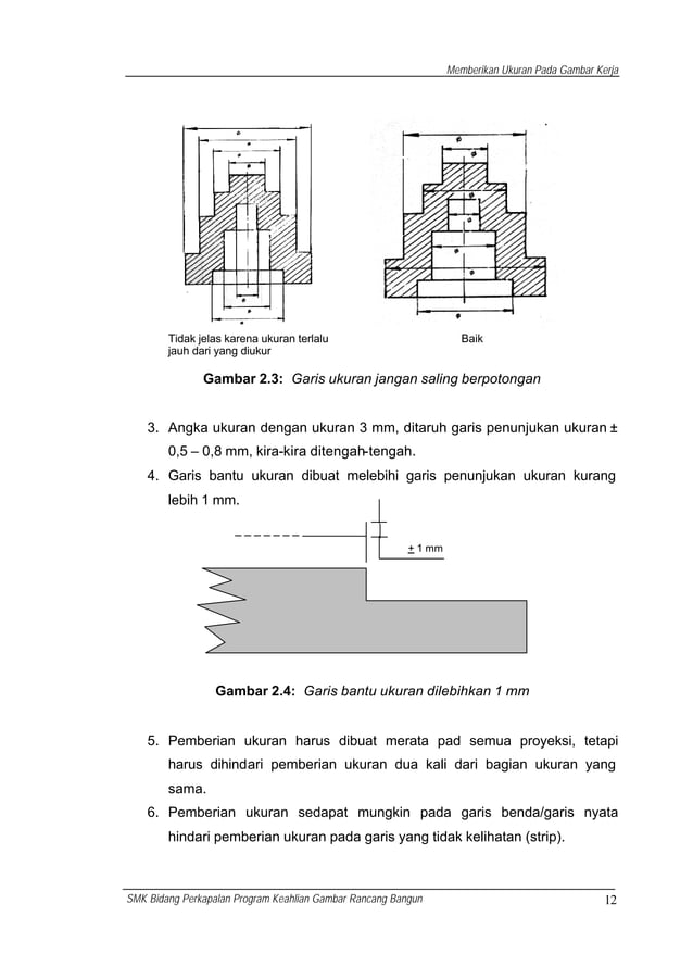 Memberikan ukuran pada_gambar_kerja | PDF