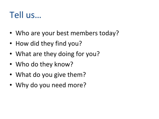 Member involvement : 7 secrets | PPT