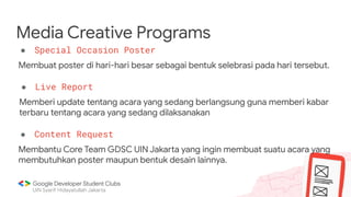 Member Orientation Day GDSC UIN Jakarta 2021 | PDF