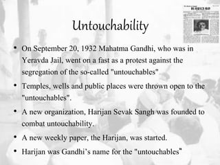 MAHATMA GANDHI | PPTX