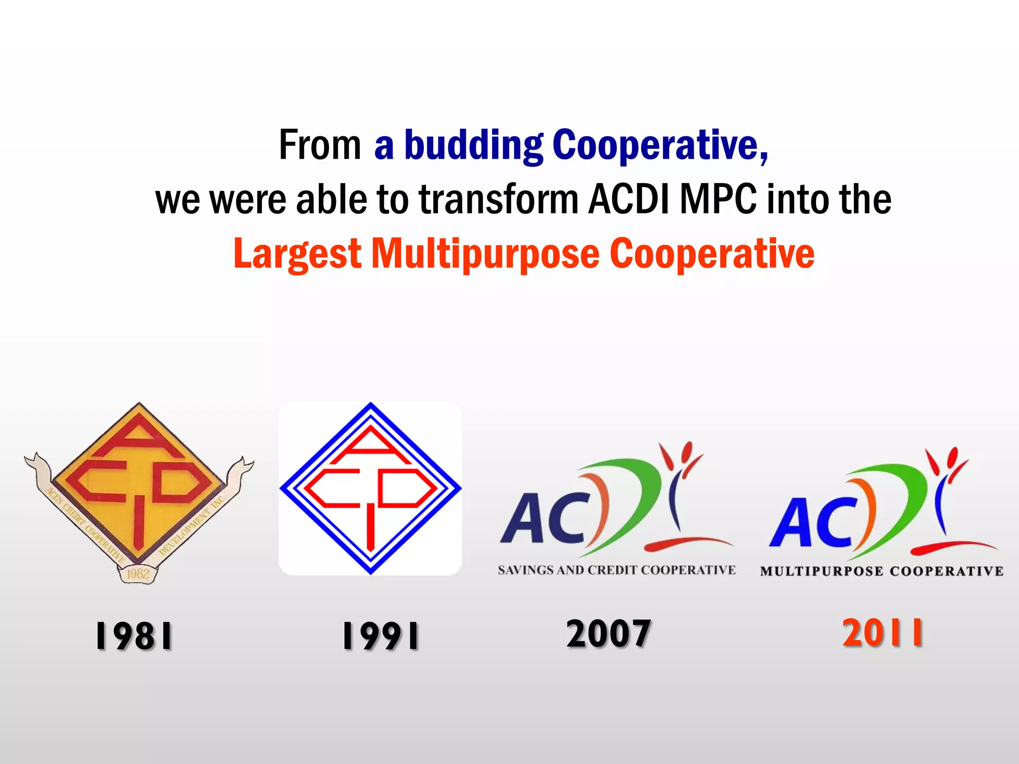 Members first, always: The ACDI Cooperative Story | PDF