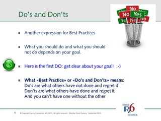 Members geneva dos and donts of transition silvia hagen | PPT