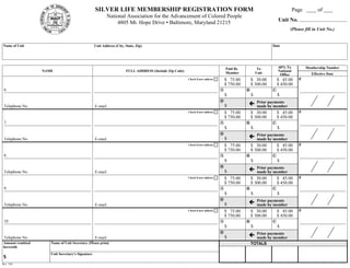 Membership Report Form | PDF