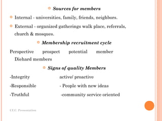 IYC12 - Membership Attraction | PPT