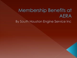 Membership Benefits at AERA | PPTX