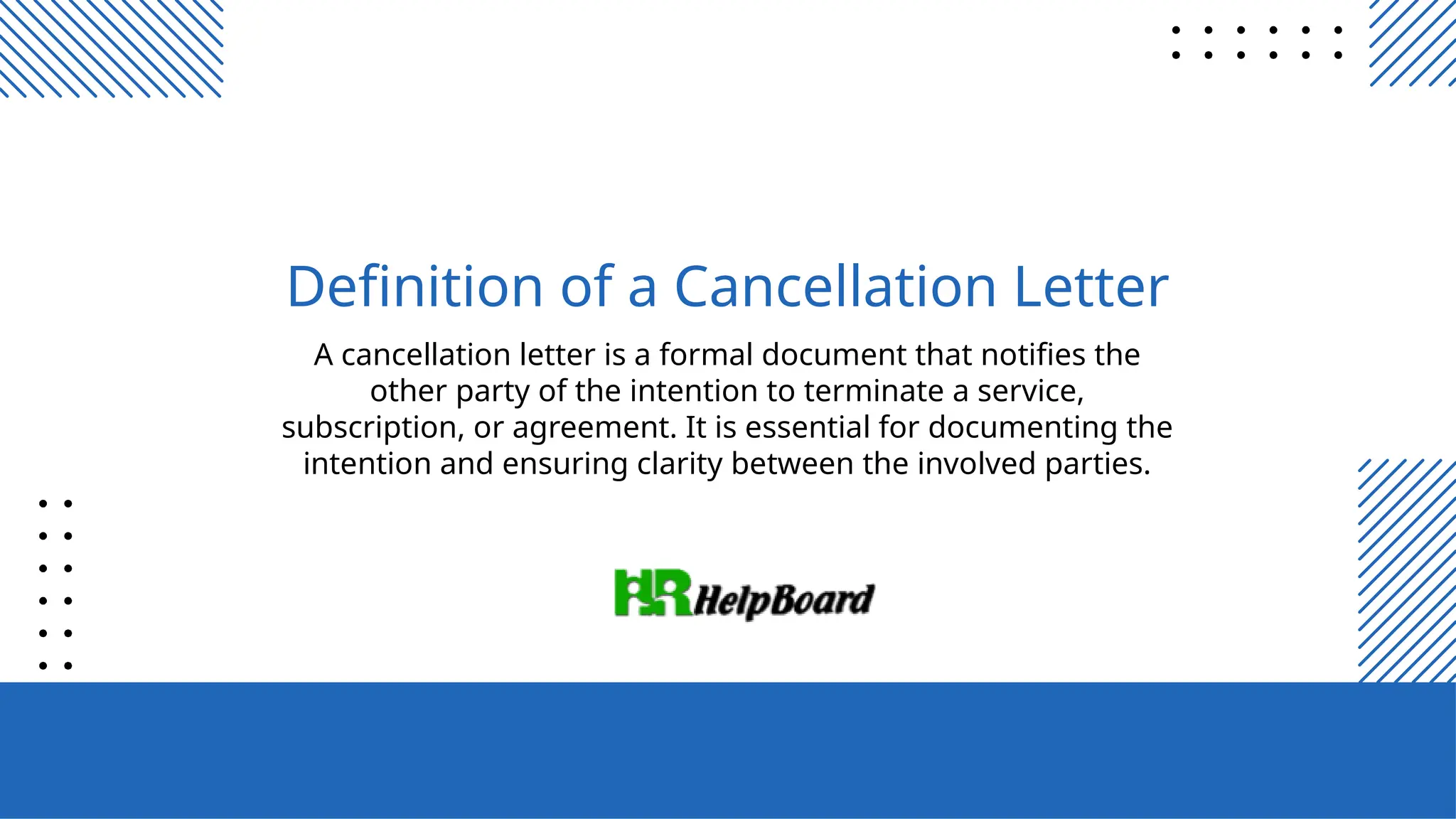 Membership Cancellation Letter, Cancellation Letter Sample | PPTX