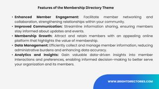 Membership Directory Theme | PPTX