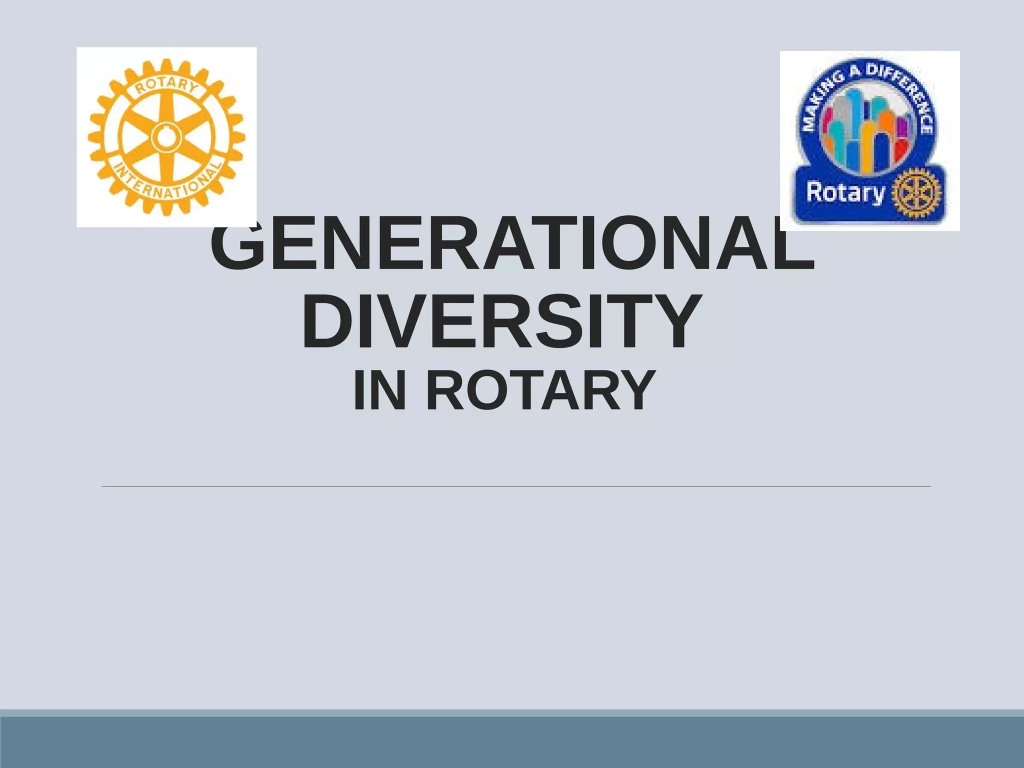 Membership diversity in Rotary Club | PPT