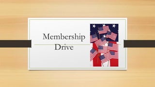 Membership drive | PPT