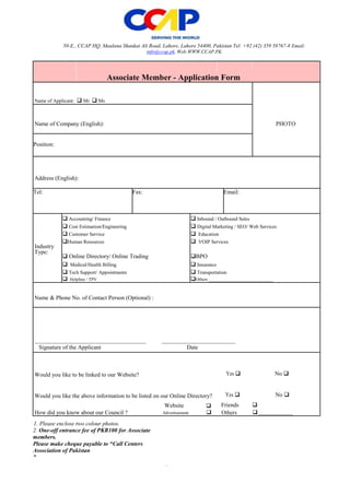 Membership form | PDF | Email | Internet