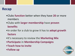 Membership growth | PPTX