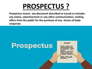 Membership of company prospectus | PPT