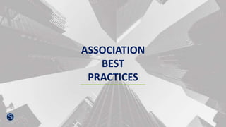 Membership Organization Best Practices | PPT