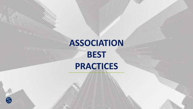 Membership Organization Best Practices | PPT