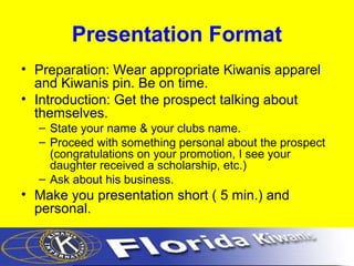 Kiwanis New Membership Recruitment | PPT