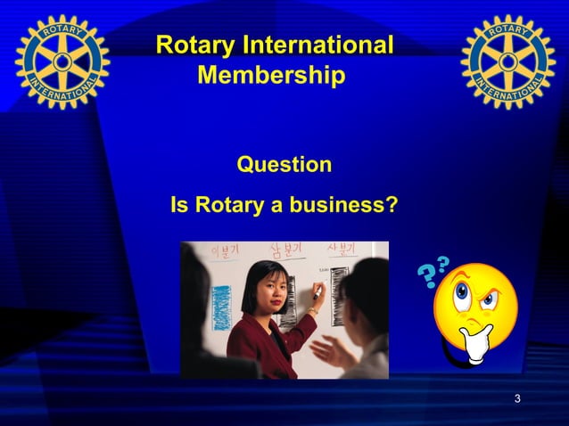 Rotary District 5320 Membership Seminar | PPT