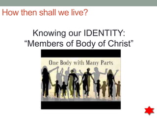 Members of one body 270119 | PPTX