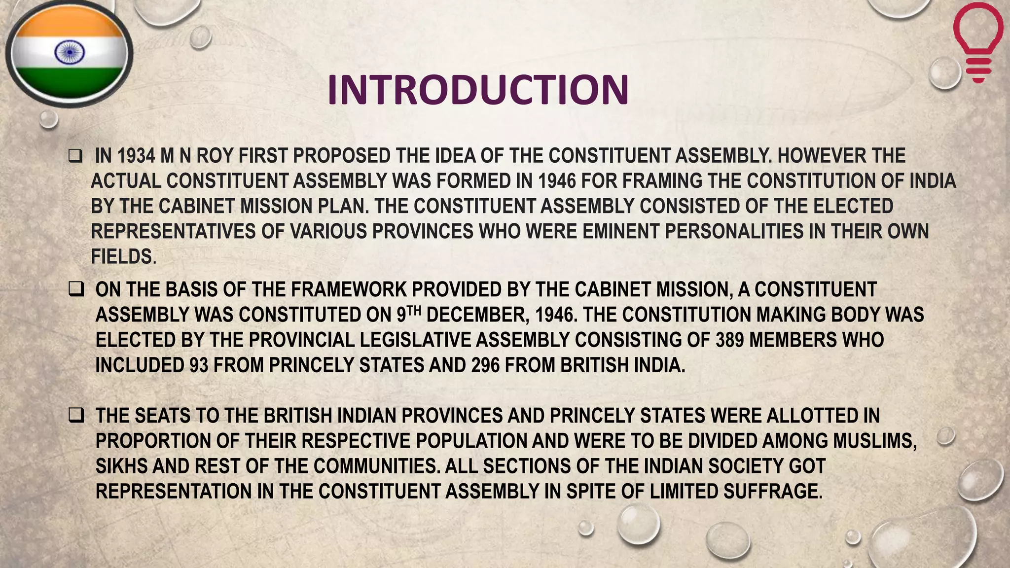 Members of the constituent assembly | PPTX