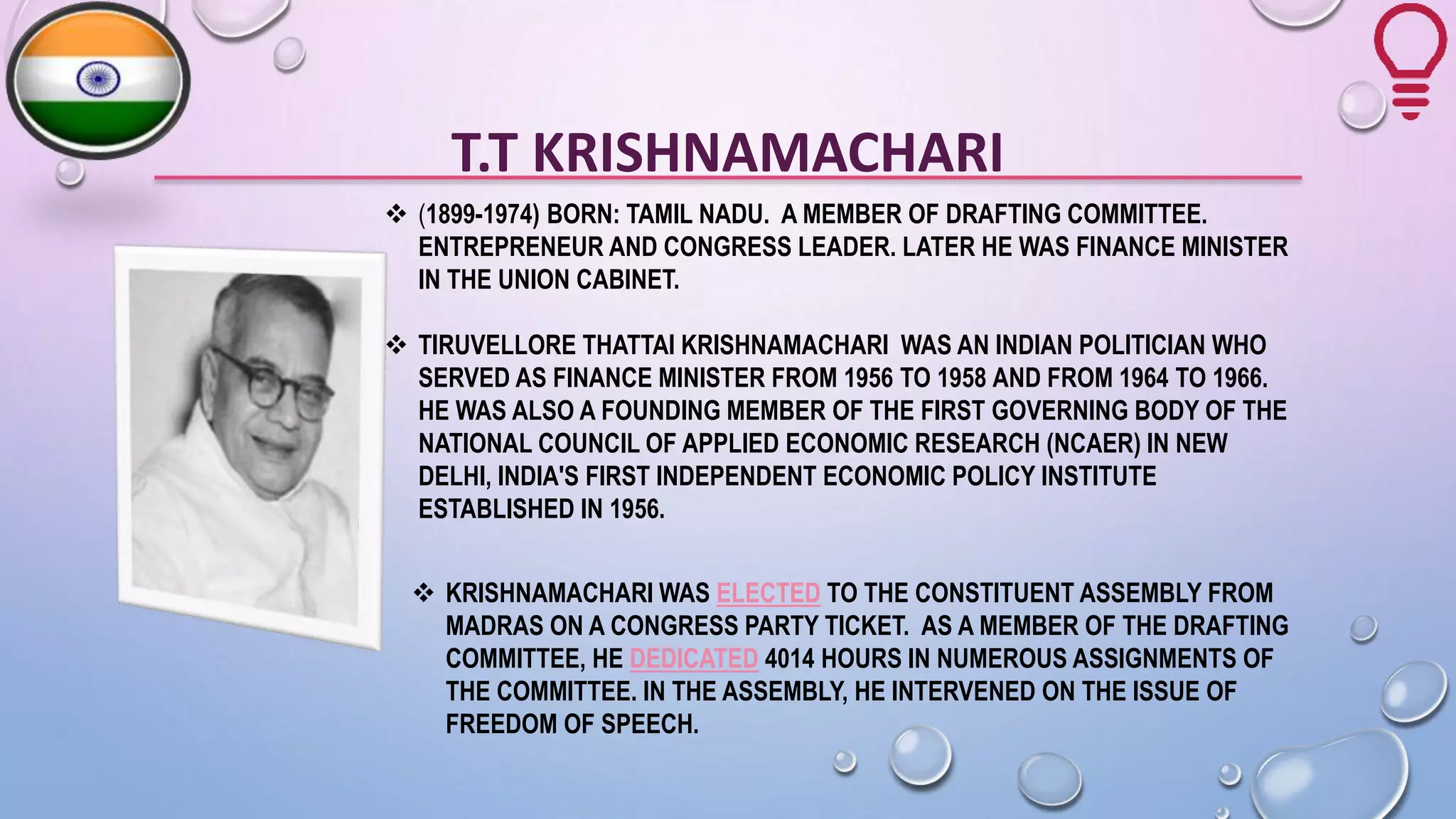 Members of the constituent assembly | PPTX