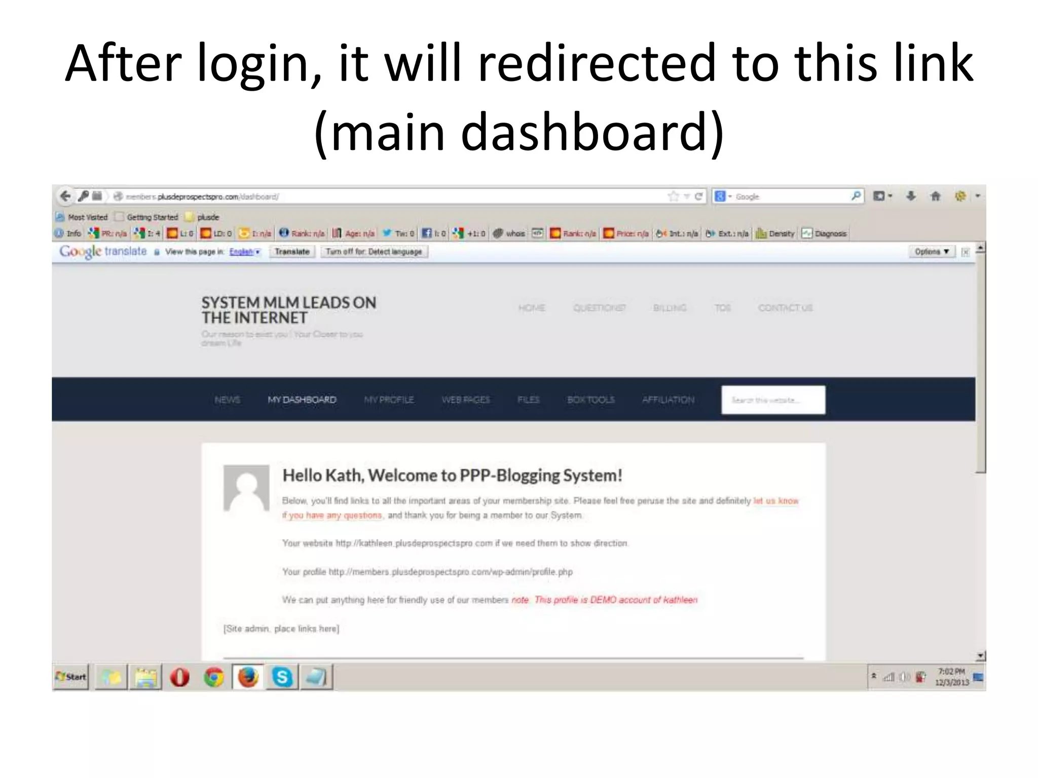 Members sign in | PPTX