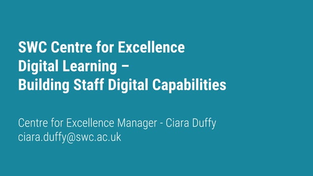 Developing and rolling out a digital educators’ qualification to staff ...
