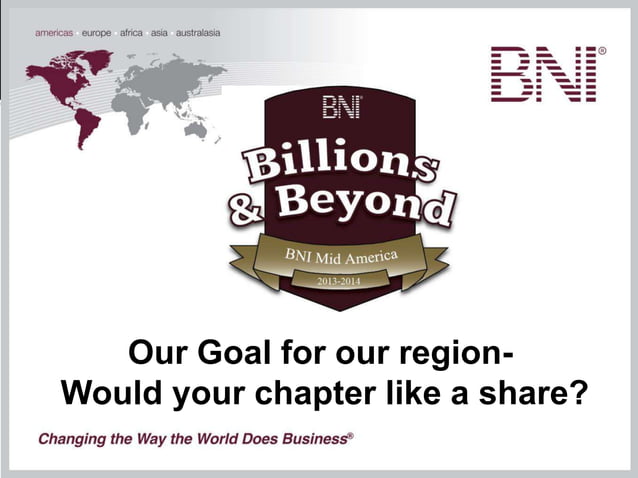 BNI Member Traffic Lights- How to get to green! | PPTX