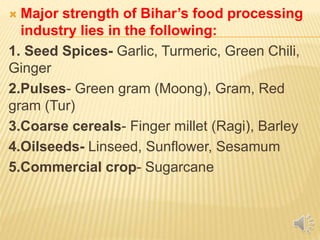 MEM bihar | PPTX | Agriculture | Industries