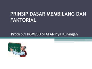 Membilang & faktorial | PPTX